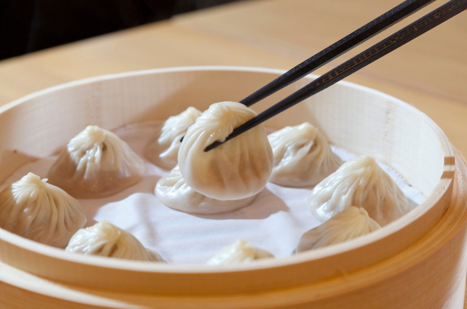 Crab & Pork Xiao Long Bao 蟹肉小笼包 | One Bite Dumpling