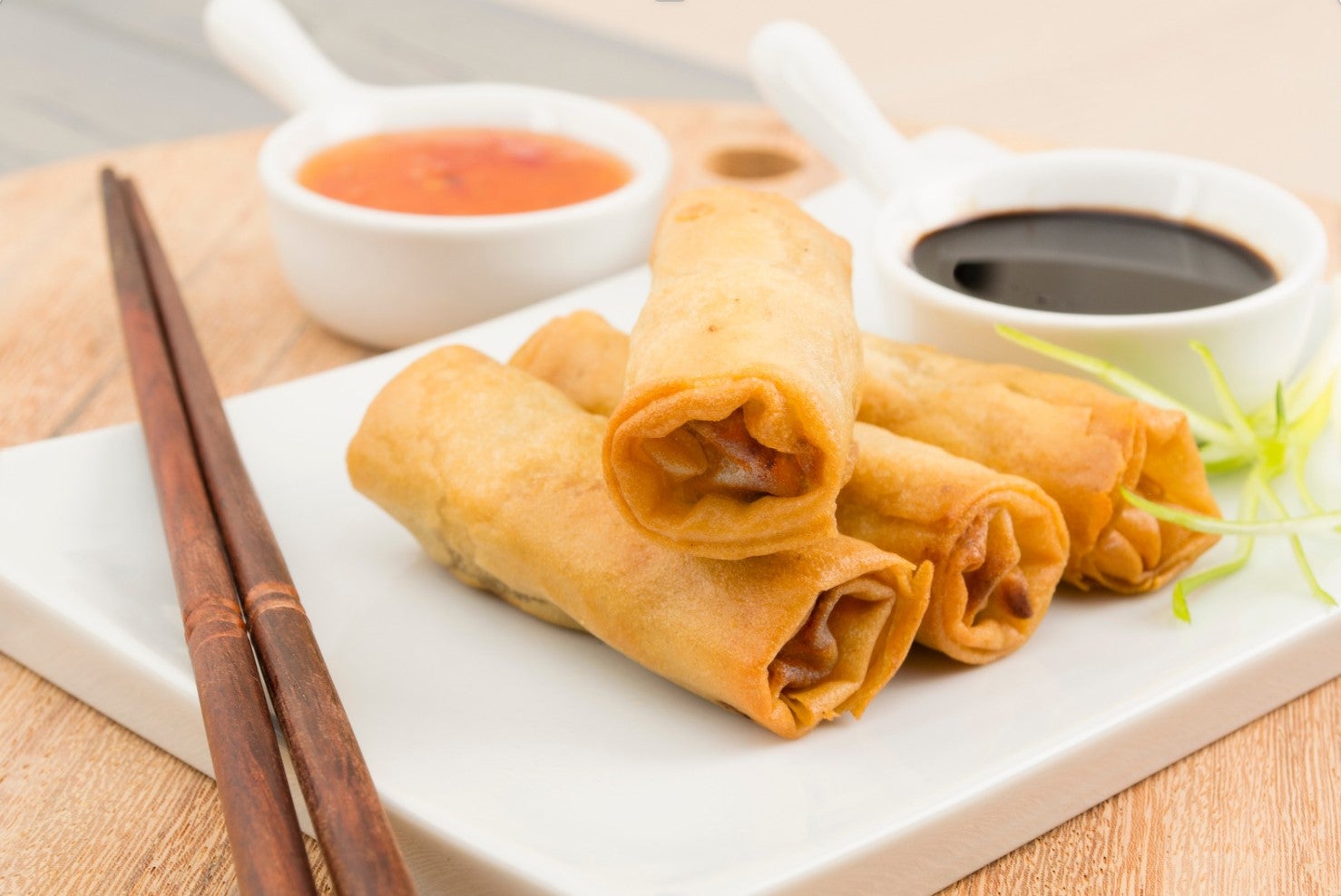 Vegetable Spring Rolls 蔬菜春卷 🌿 | One Bite Dumpling